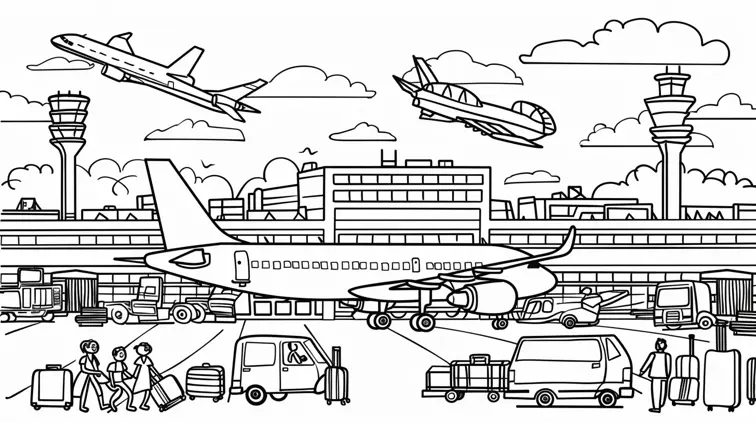 55 Midjourney Coloring Book Prompts for Any Theme