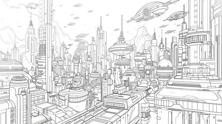 55 Midjourney Coloring Book Prompts for Any Theme