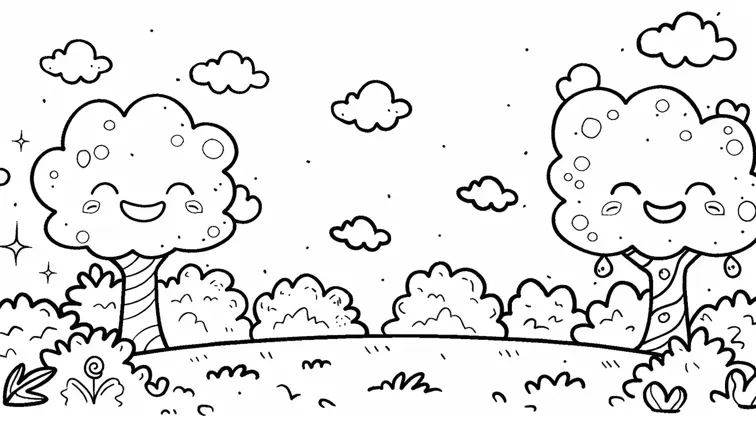 55 Midjourney Coloring Book Prompts for Any Theme